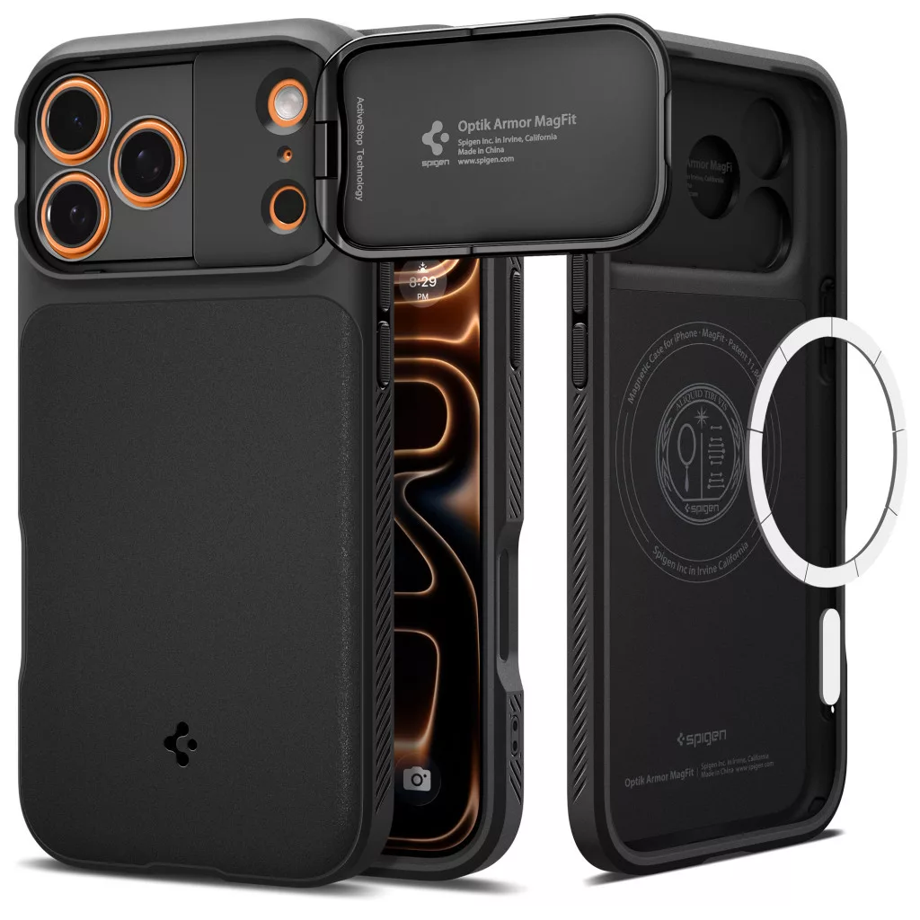 Spigen Optik Armor MagFit Apple iPhone 17 Pro Max tok, MagSa